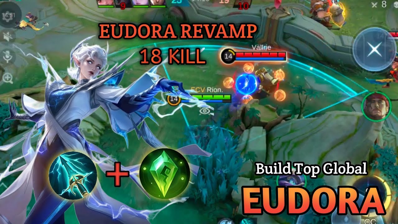Nyobain Eudora Revamp Ternyata OP!! - Build Top Global Eudora ~ MLBB ...