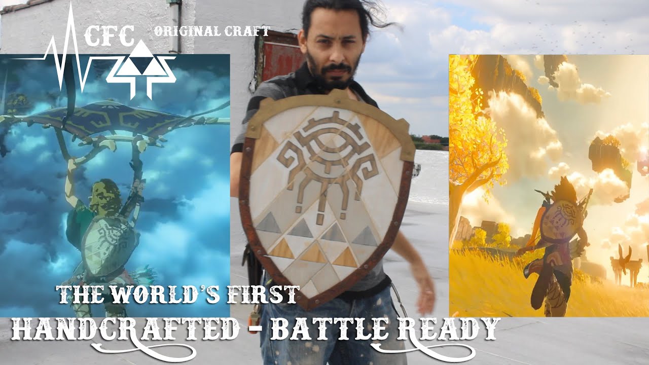 World's FIRST "Old Wooden Shield" from Legend of Zelda Tears of the ...