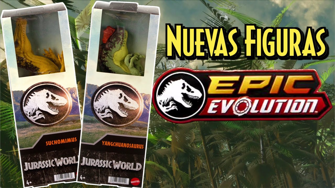 Más Nuevas Figuras de JURASSIC WORLD: EPIC EVOLUTION | Suchomimus y ...
