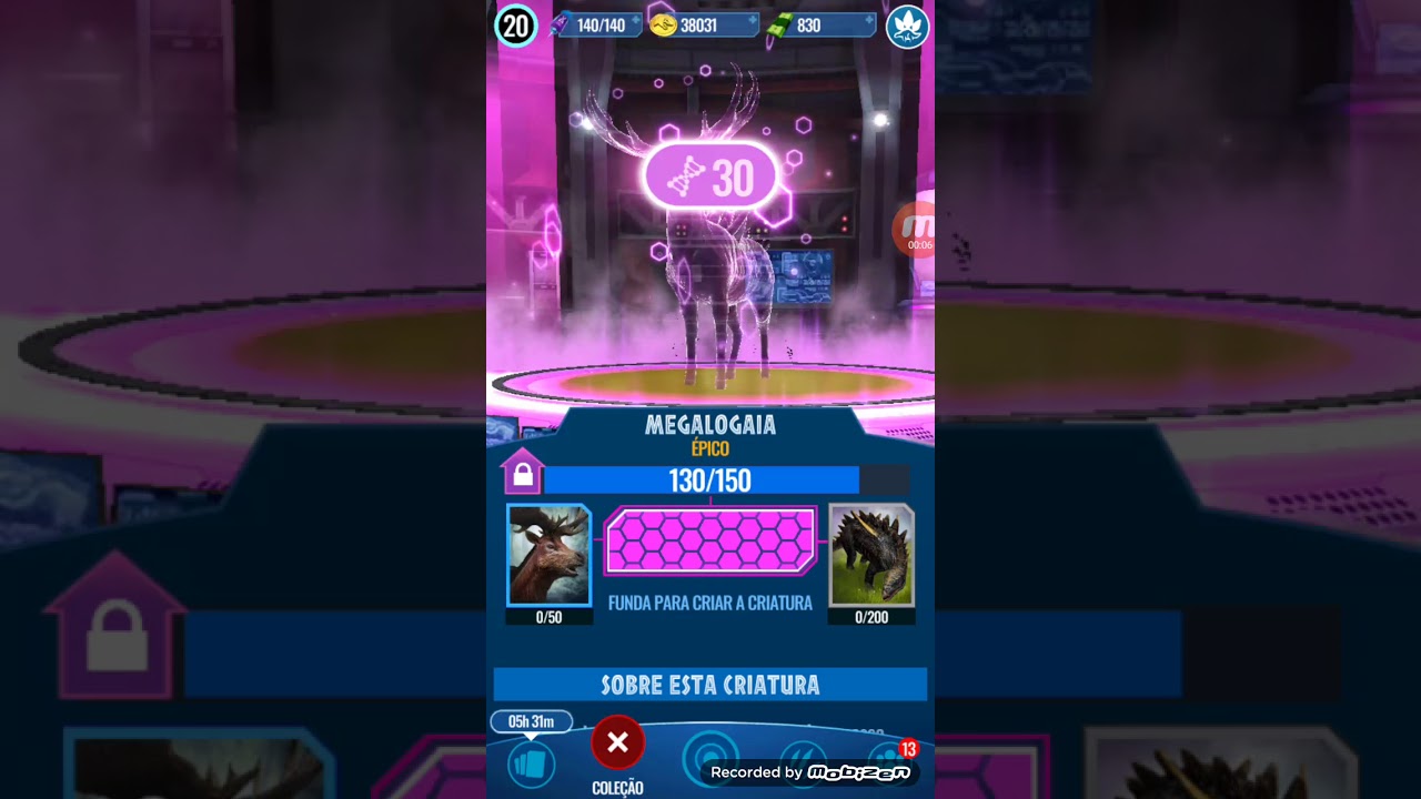 Jurassic World Alive - Novo híbrido - Megalogaia! - YouTube