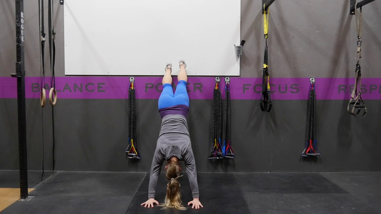 Face to Wall Handstand Hold - YouTube