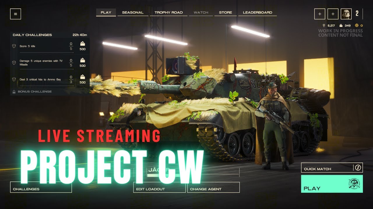 WARGAMING - НОВІ ТАНКИ - PROJECT CW - YouTube