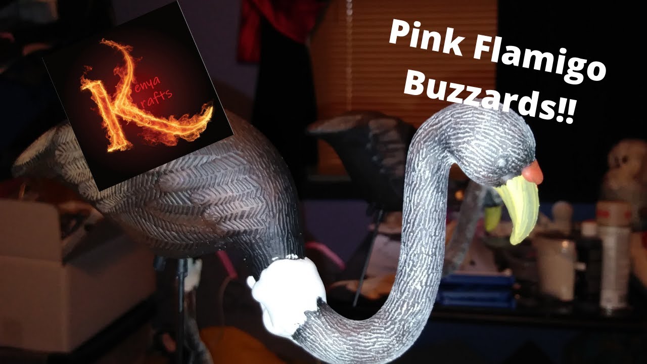 Kenya Krafts Presents: Flamingo Buzzard Lawn Ornaments - YouTube