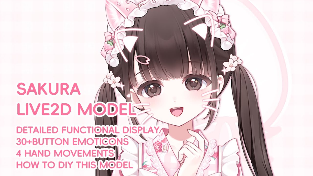 【Live2D Showcase】Sakura🌸 - YouTube