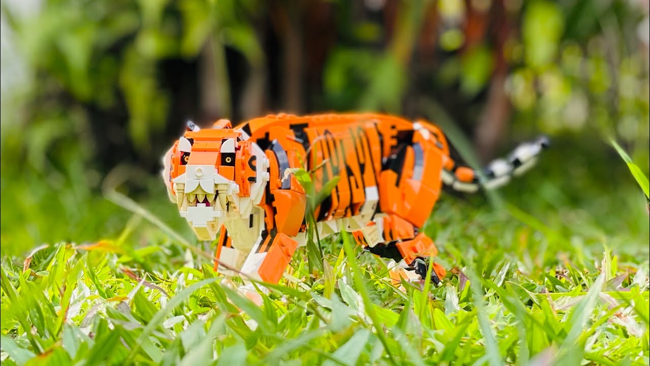 LEGO Majestic Tiger Stop Motion Speed Build - YouTube