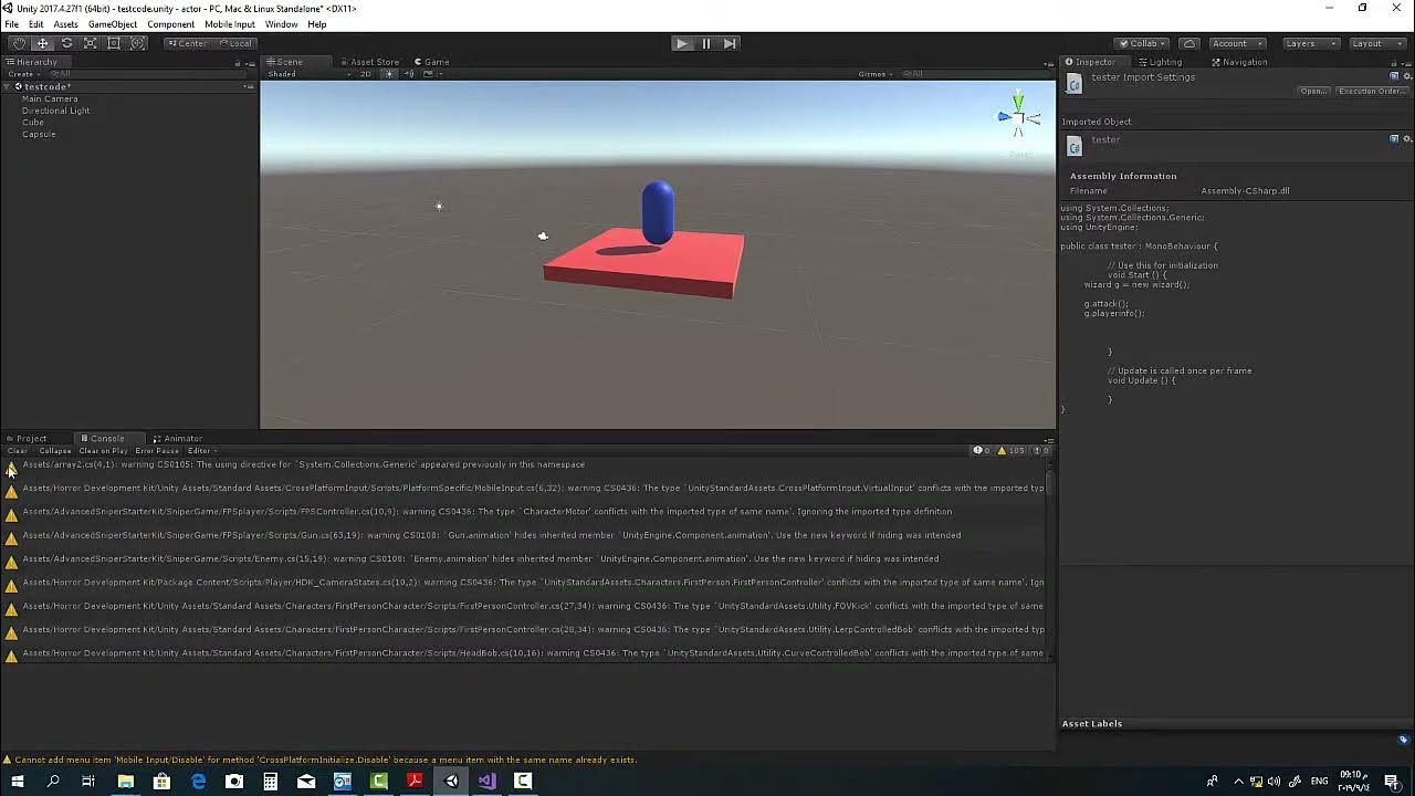 الدرس التاسع عشر |#C | الوراثة | دورة اليونيتي | inheritance in unity - YouTube