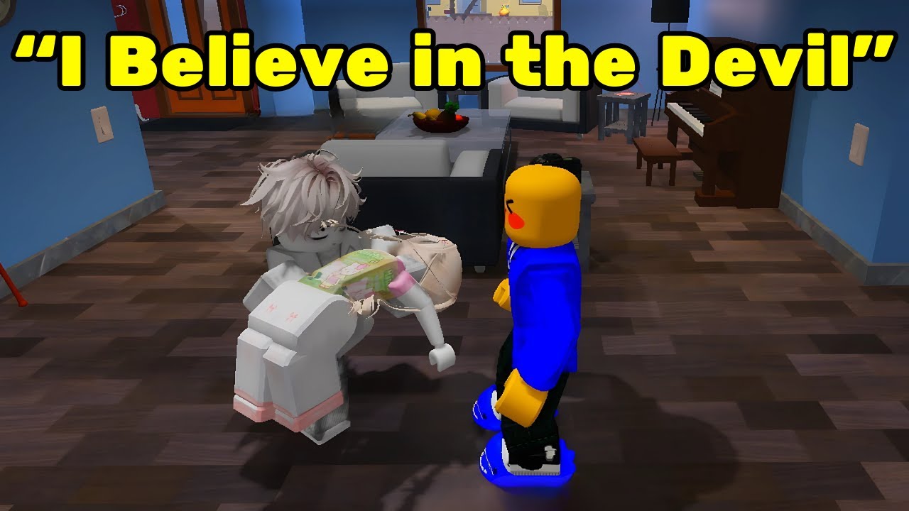 Preaching to a Devil Believer on ROBLOX - YouTube