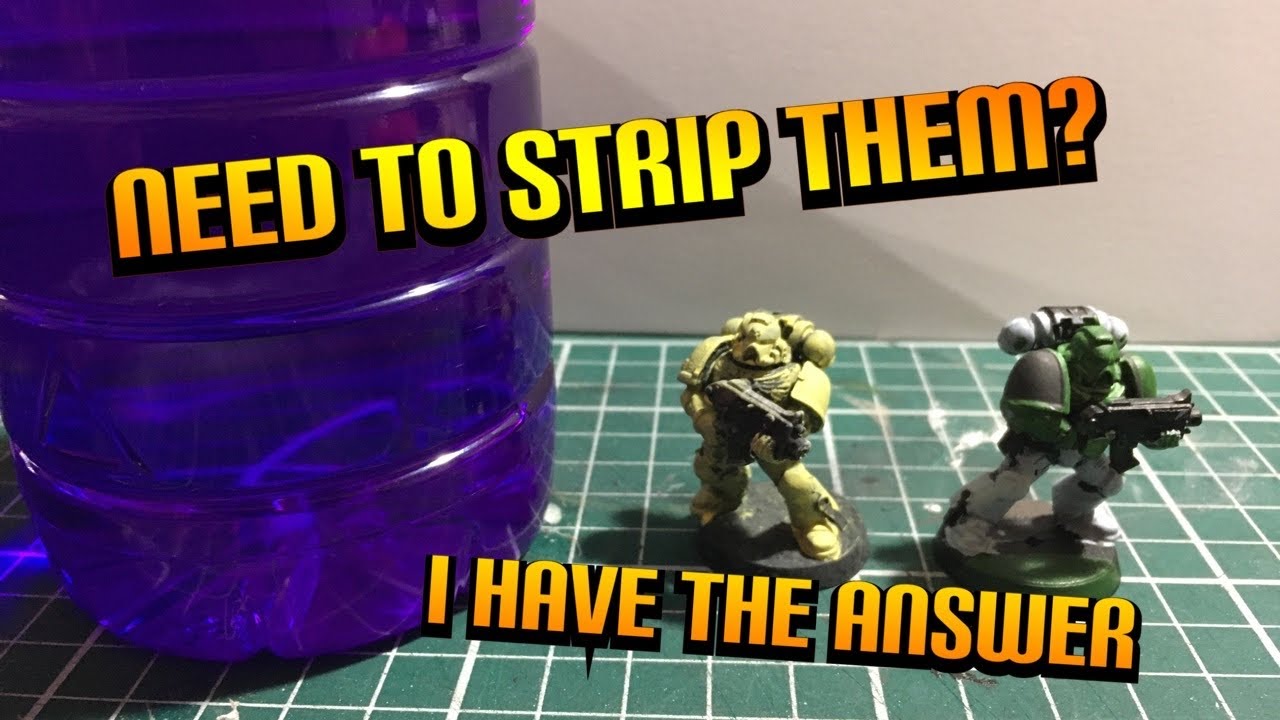 How to strip METAL and PLASTIC miniatures | Quick and Easy - YouTube