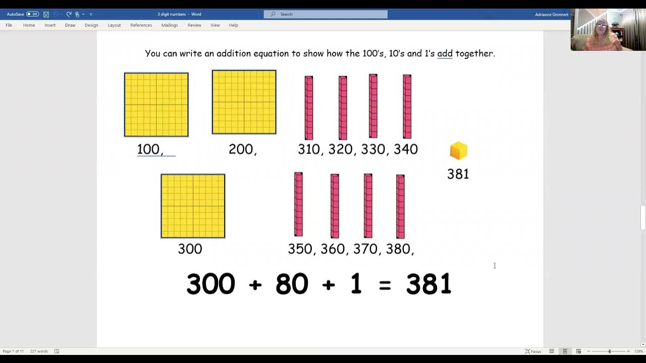 Three Digit Numbers - YouTube