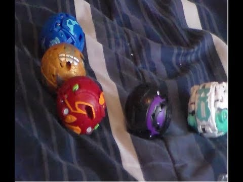 Bakugan Haos mantanoid and Pyrus Howlkor 5 pack unboxing - YouTube