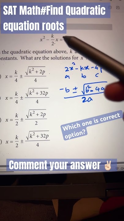 Solving the roots of quadratic equations (quadratic formula) # ...