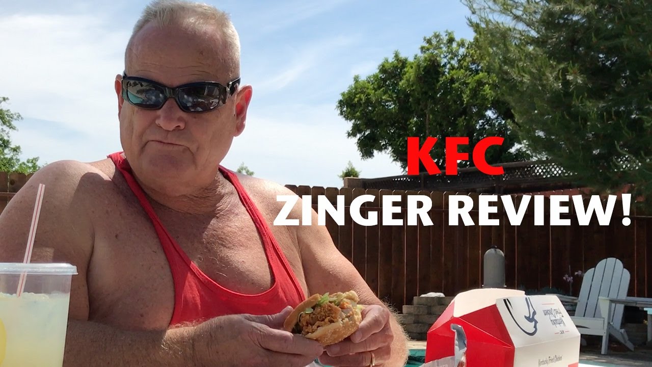 KFC Zinger Sandwich Review! - YouTube