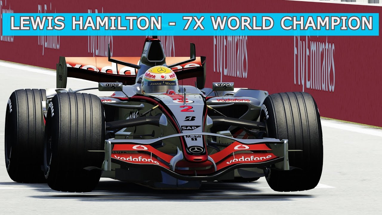 A Sim Racers Celebration to Lewis Hamilton Winning 7 World Titles - YouTube