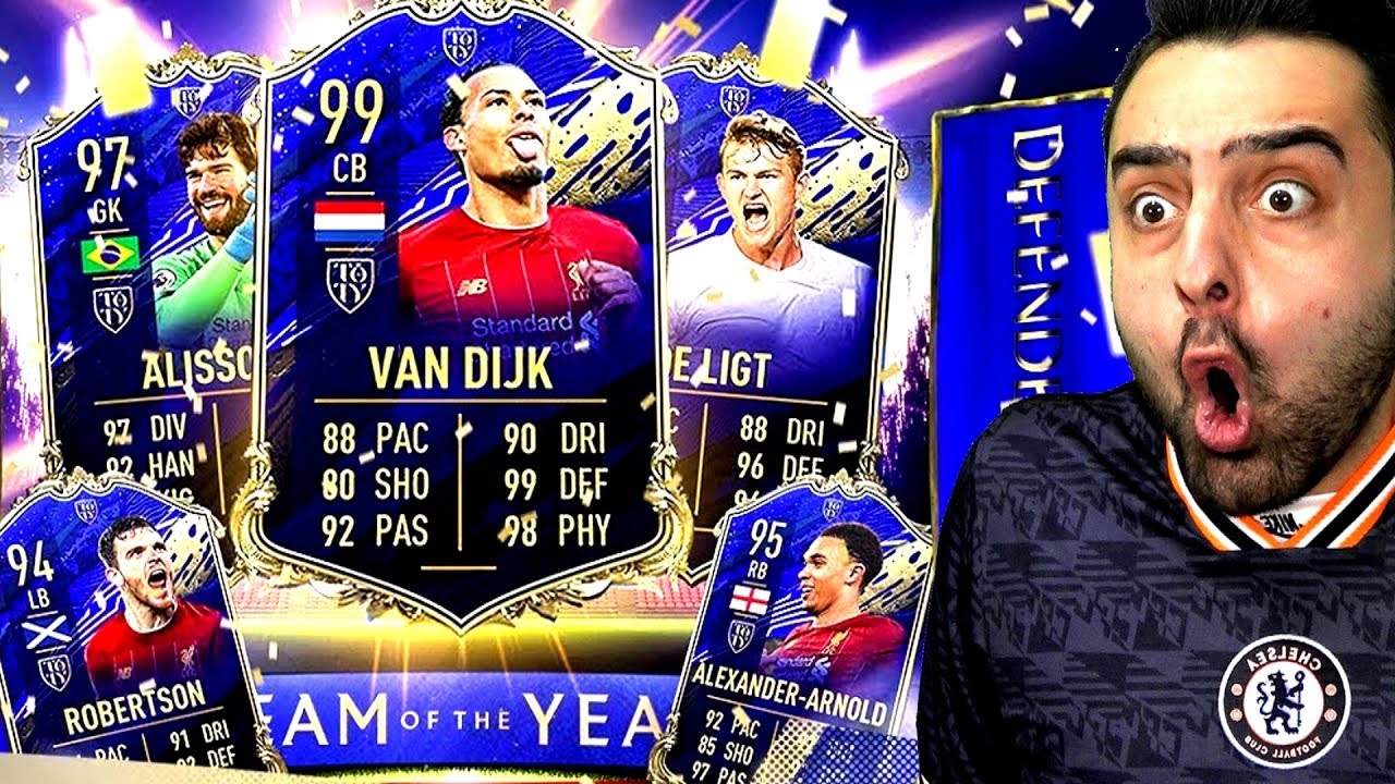 TOTY DEFANSLAR ÇIKTIII ! 99 VAN DİJK NEE ? FİFA 20 TOTY - YouTube