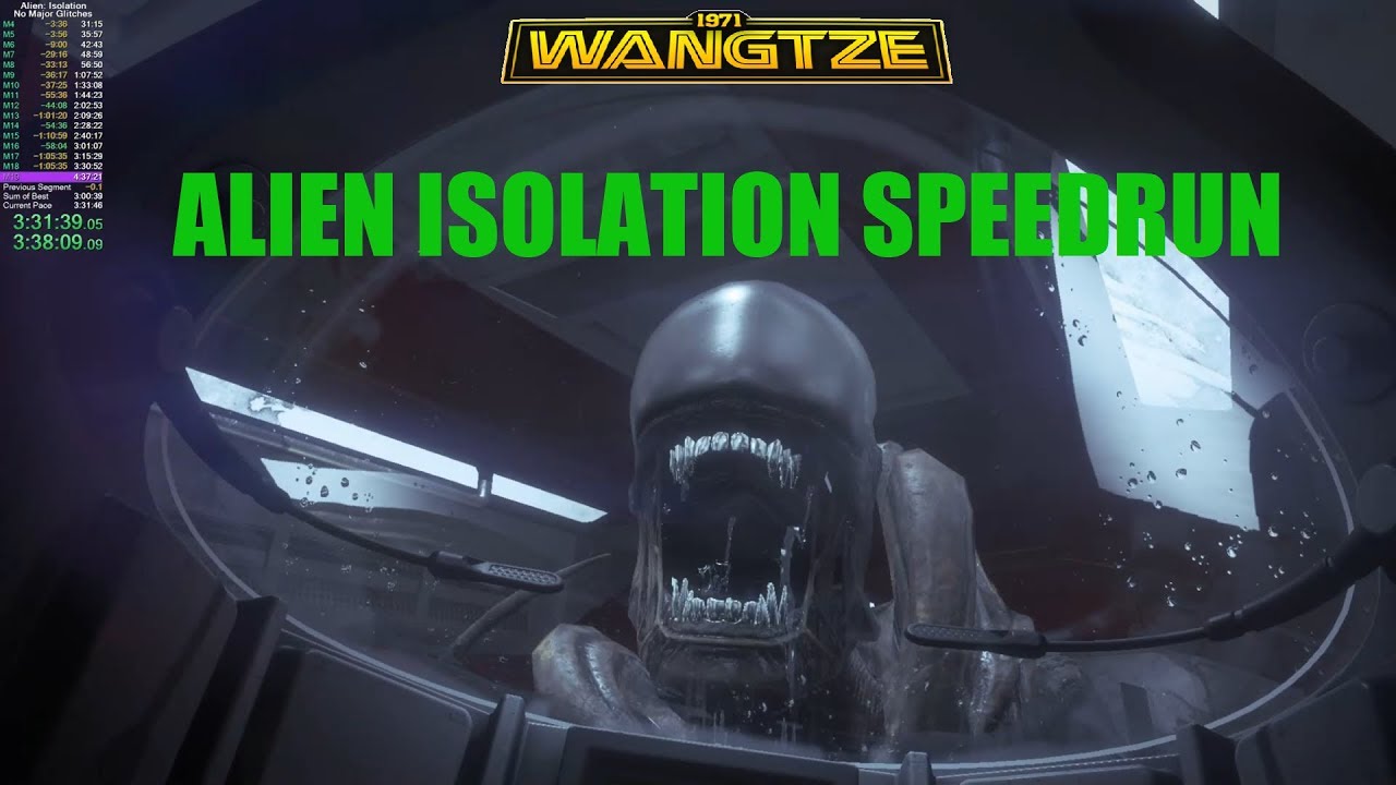 Alien Isolation Speedrun Nightmare [No major glitches] - YouTube