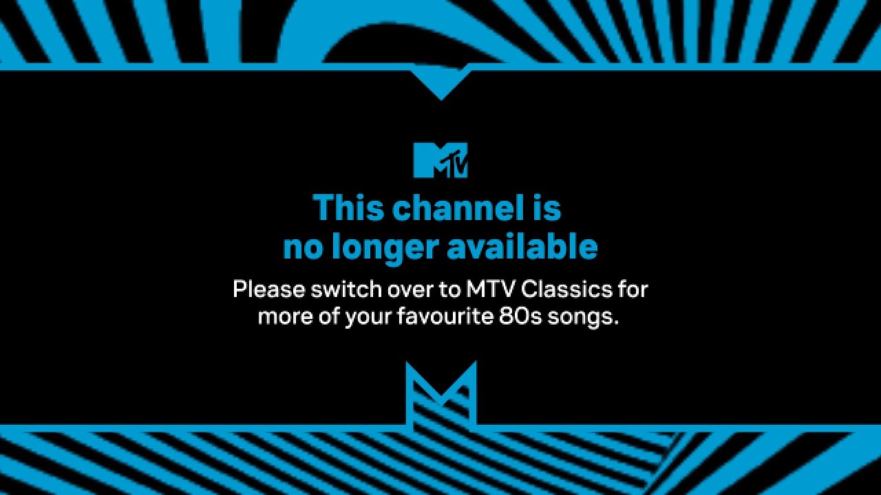 MTV 80s Closure (8th July 2024) (6am) - YouTube
