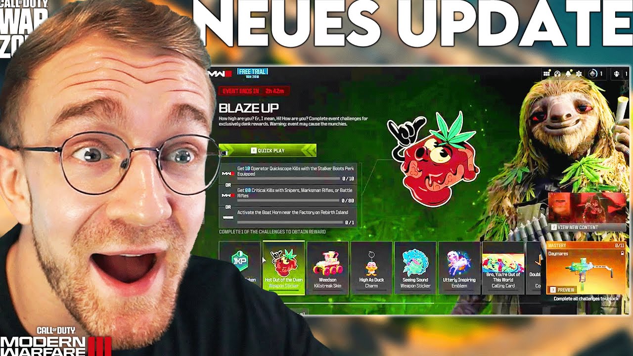 Das NEUE 420 UPDATE in MW3 🚨 (Neue Tarnung, Event, Map, Operator Skins ...