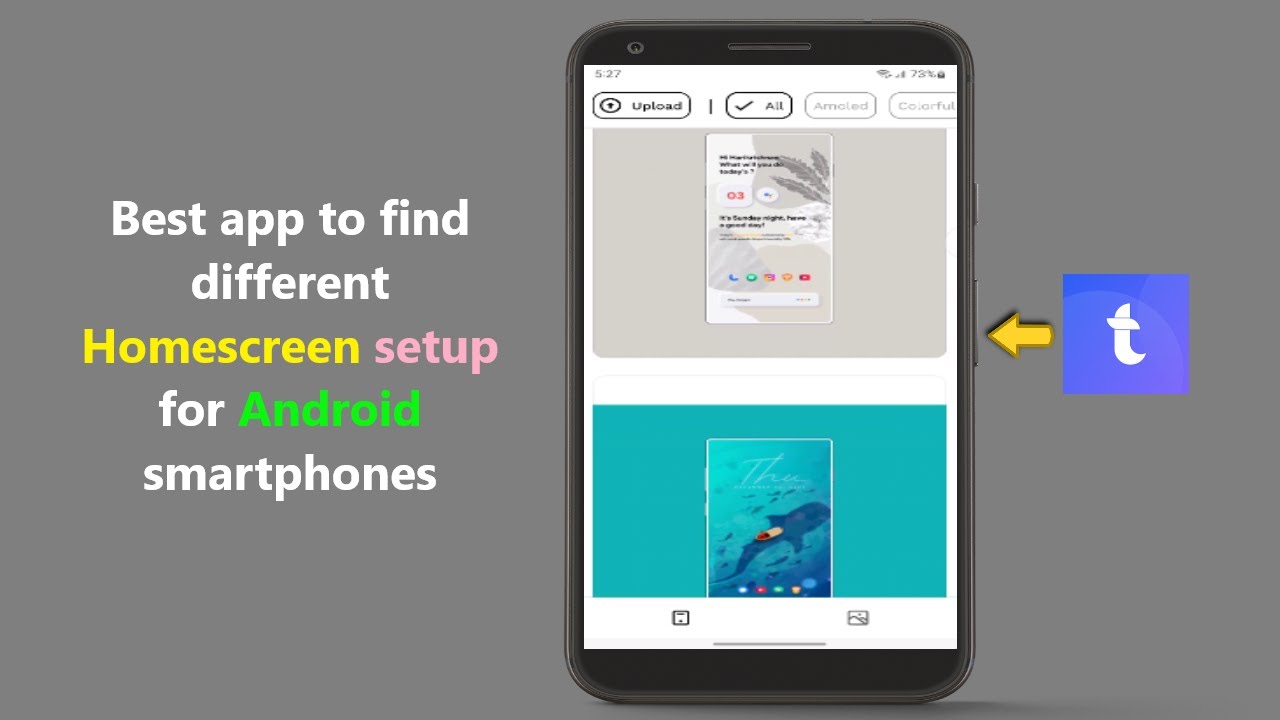 Best app to find different Homescreen setup for Android smartphones ...