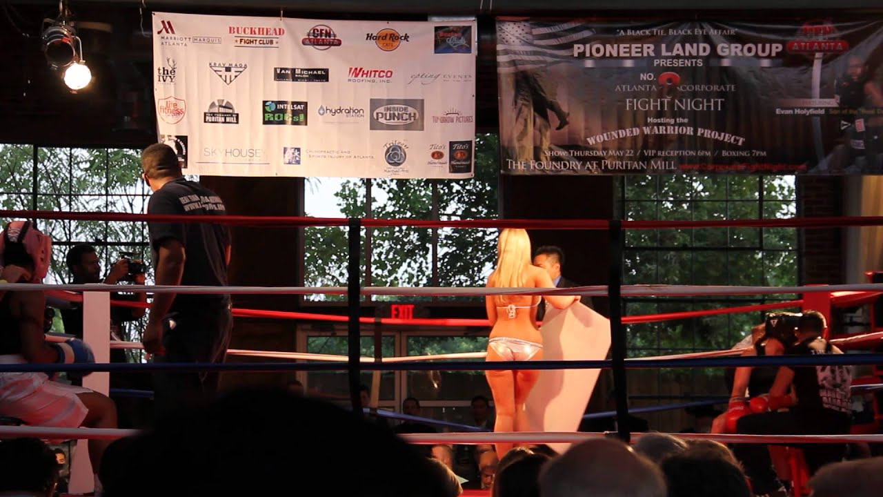 Sunita Fights at Atlanta Corporate Fight Night 8! - YouTube