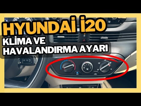 Hyundai i20 Önerilen Klima ve Kalorifer Ayarı