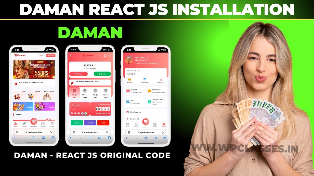 Daman Game Development | Daman Colour Prediction | Daman Jaisa Game ...
