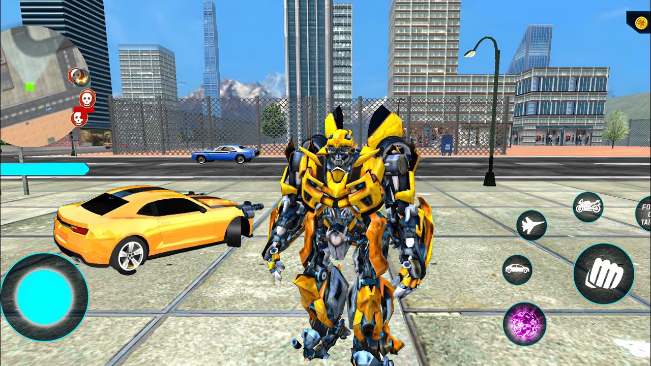 Bumblebee Jet Super Car and Super Bike Transformation Robot Game 2024 - Android Gameplay - YouTube