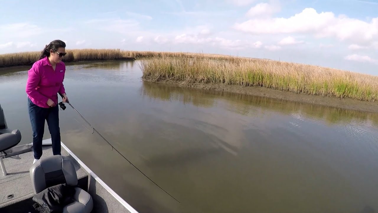 Bayou Fishing off Lake Borgne!!! Grand Slam Day!!! - YouTube