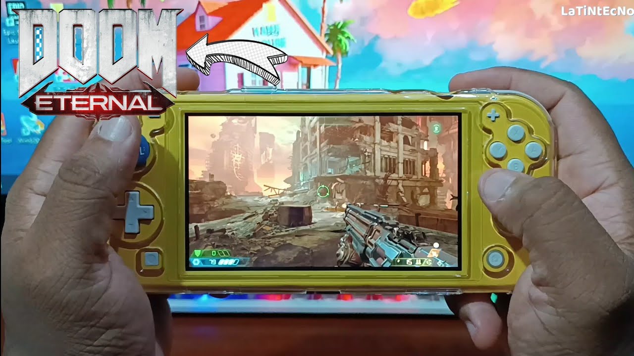 GRAN RENDIMIENTO DE DOOM ETERNAL EN NINTENDO SWITCH LITE - YouTube