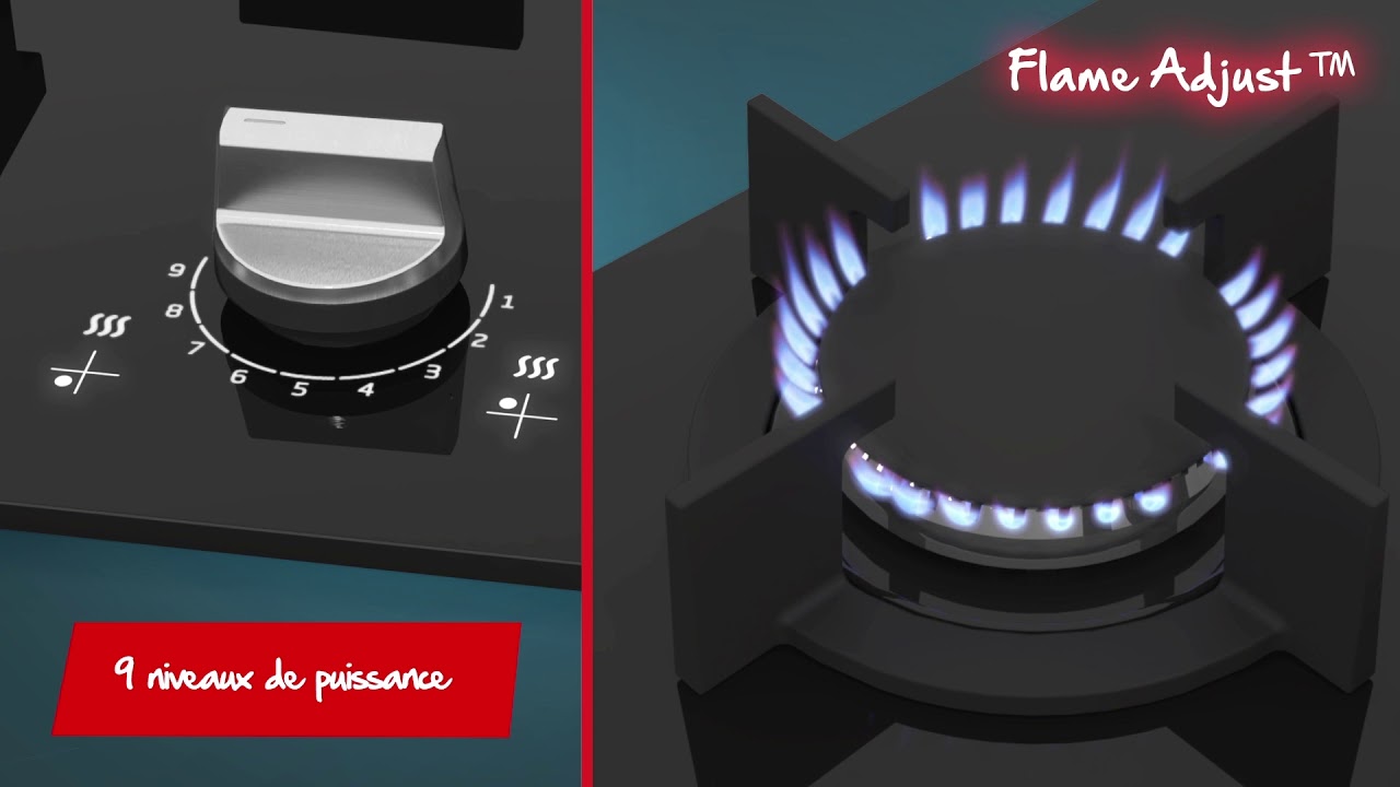 Beko | Tables de cuisson gaz | Technologie FlameAdjust - YouTube