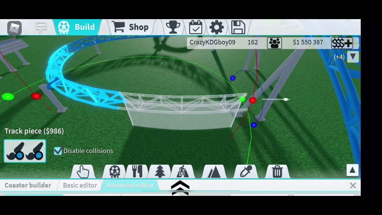 How to build smooth roller coasters in Theme park tycoon 2! - YouTube