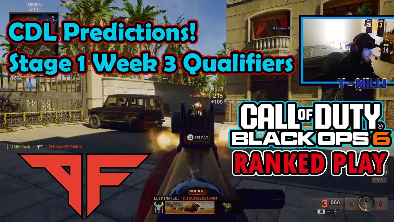 FaZe Minor 1 Masterclass! CDL Stage 1 Week 3 Qualifier Predictions ...