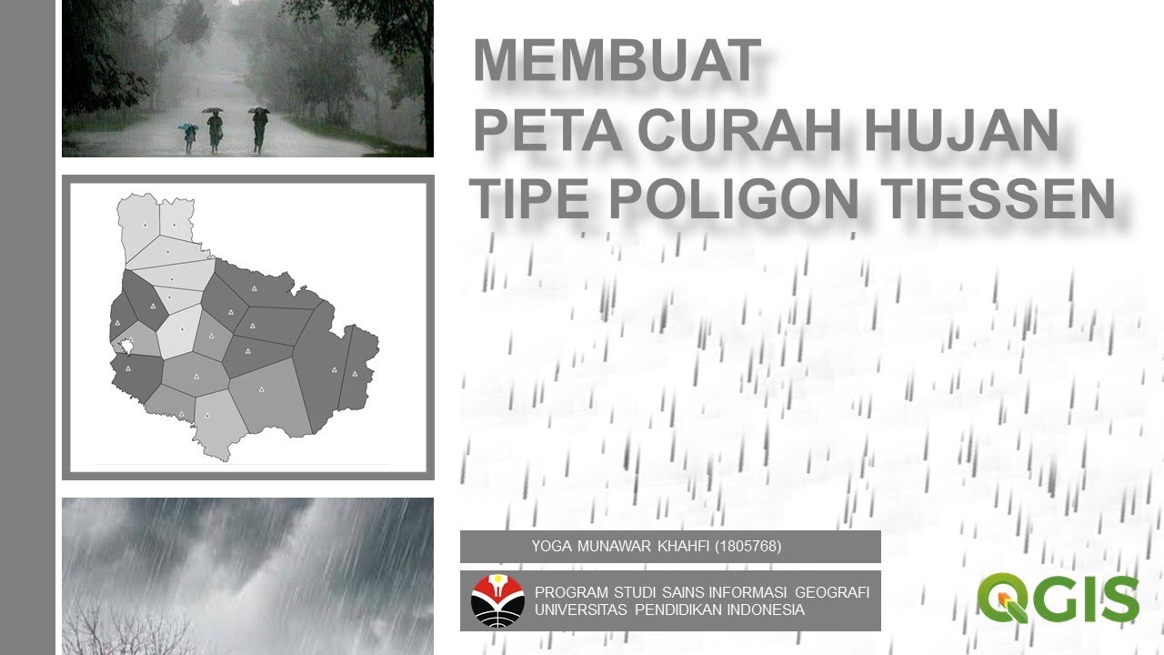 [TUTORIAL QGIS] Membuat Peta Curah Hujan Tipe Poligon Thiessen ...