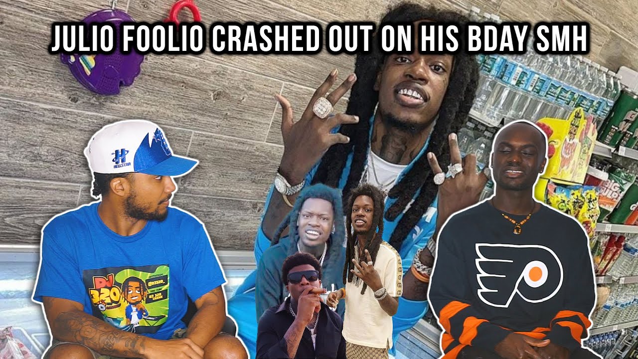 Julio Foolio Crashed Out On His Birthday SMH - YouTube