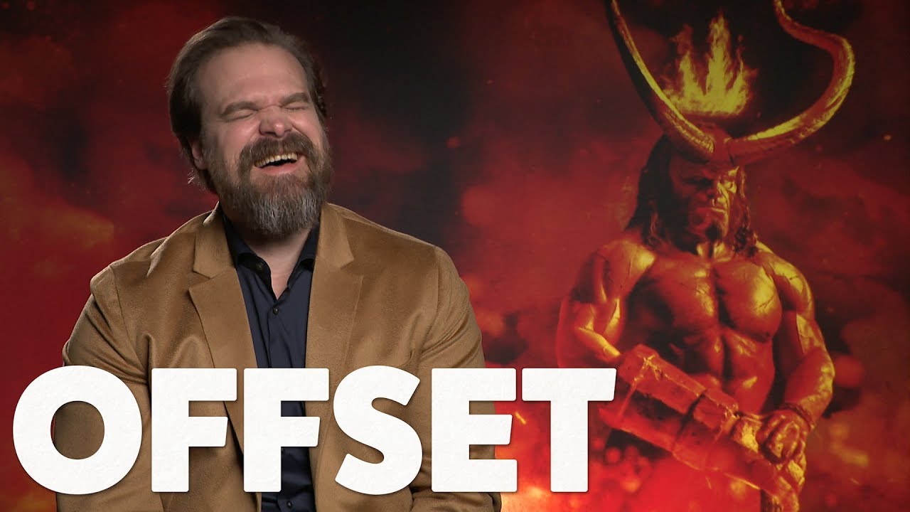 David Harbour says he was more shocked seeing his own face during ...