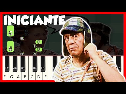 MÚSICA TRISTE DO CHAVES - PIANO E TECLADO TUTORIAL INICIANTE - YouTube