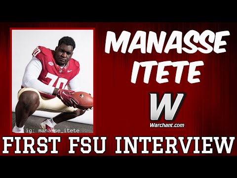 VERSATILE OL Manasse Itete joins FSU Football | Gained over 100 POUNDS ...