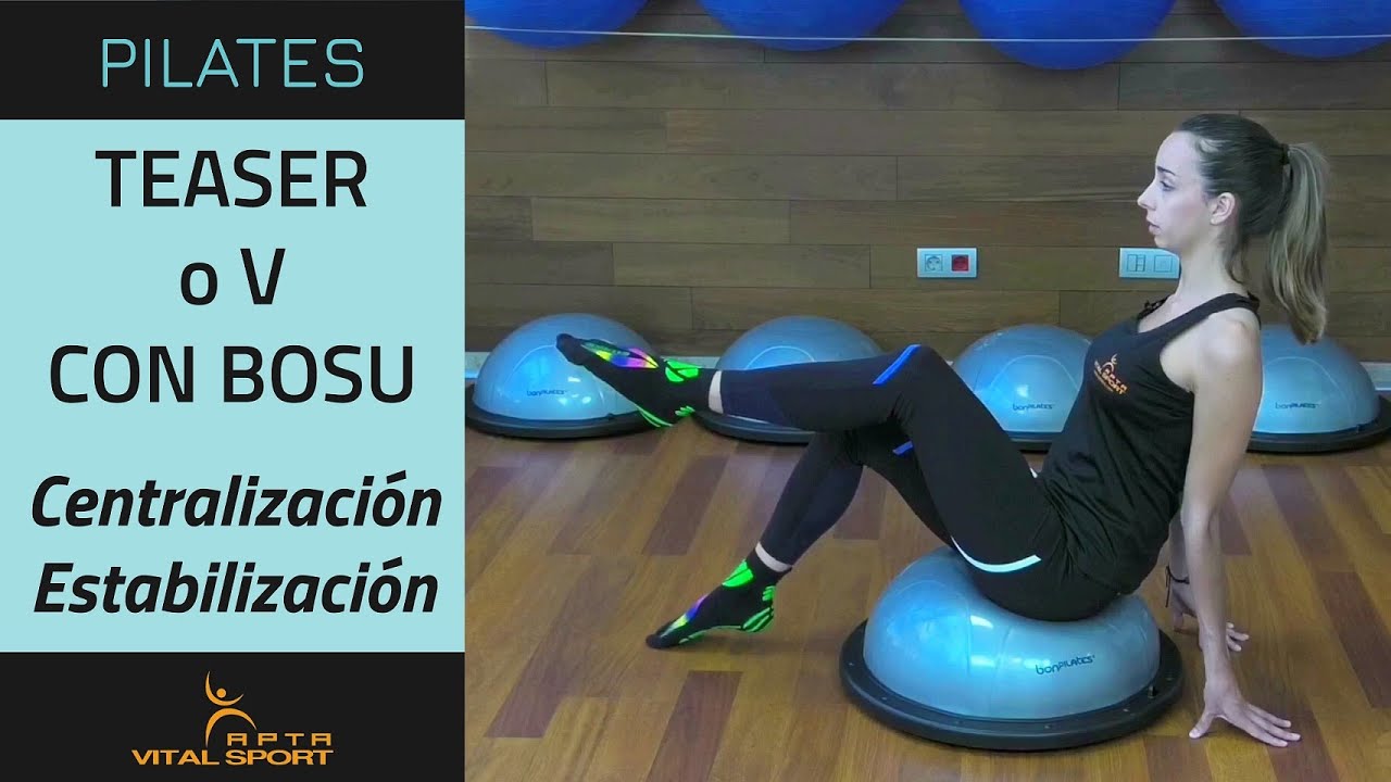 TEASER con BOSU | PILATES AVANZADO | V de PILATES - YouTube