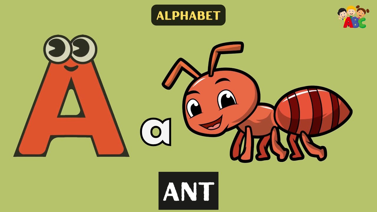 A for Ant, B for Boat, C for Cake | Alphabet For Kids ...