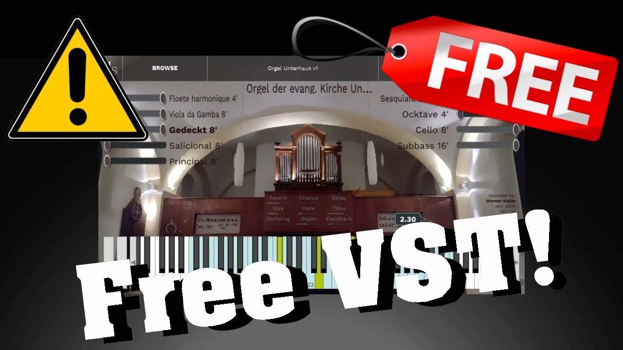 【New Free VST!】Free Pipe Organ VST Plugin! Pianobook: Orgel Unterhaus ...