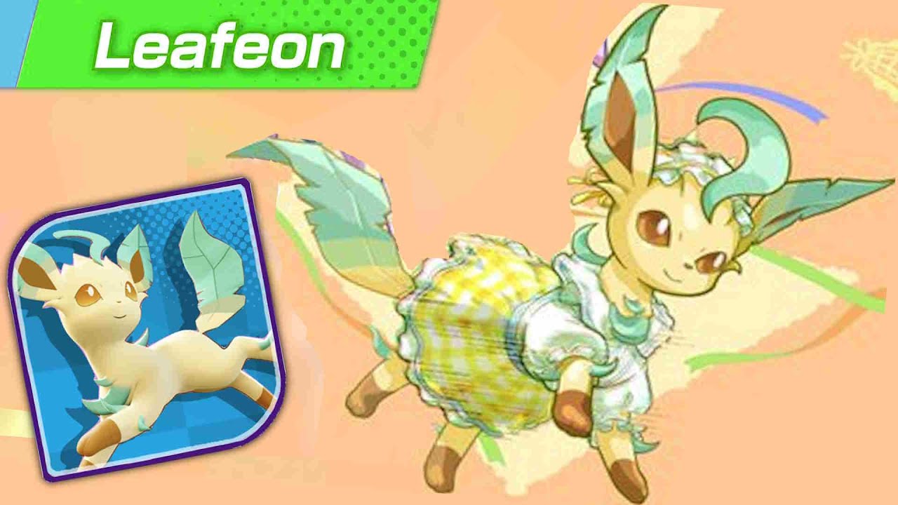 Pokémon UNITE - Let's Play Leafeon License (Melee/Speedster) Checkered ...