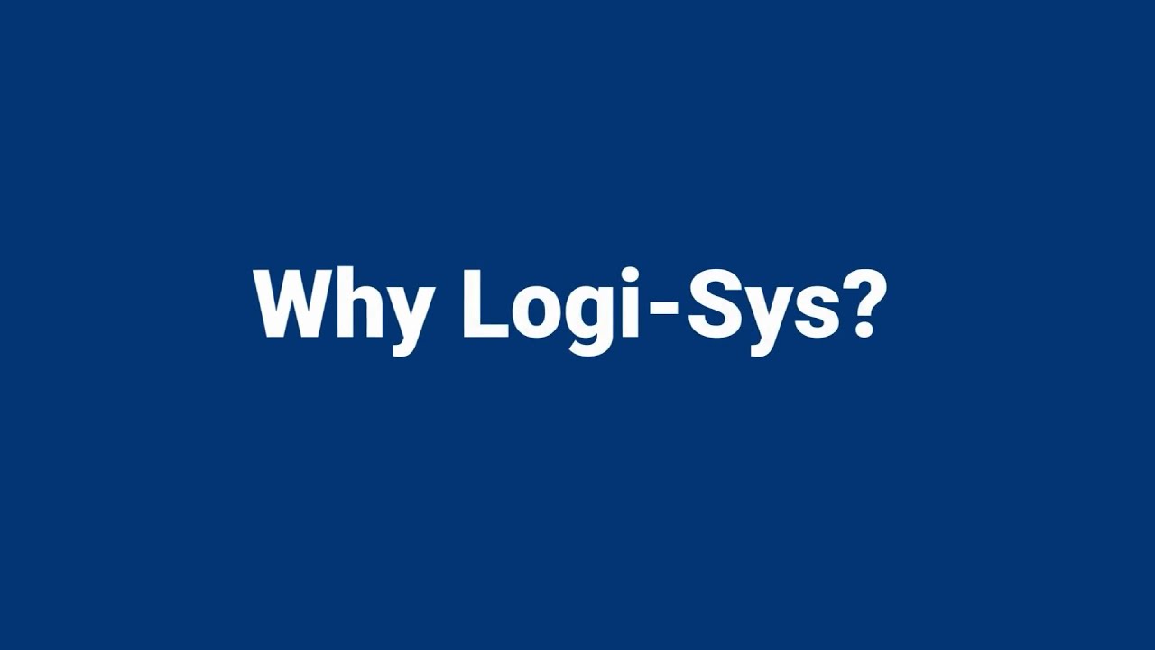 Logi-Sys, All-In-One Cloud Platform for Logistics Management - YouTube