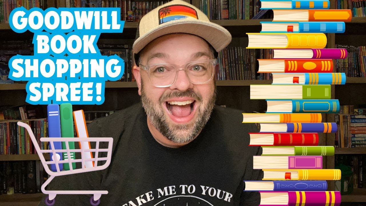 Goodwill Book Shopping Spree! - YouTube