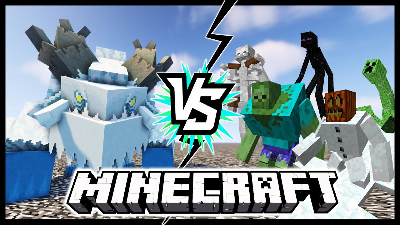 Frostmaw Vs. Mutant Creatures in Minecraft - YouTube