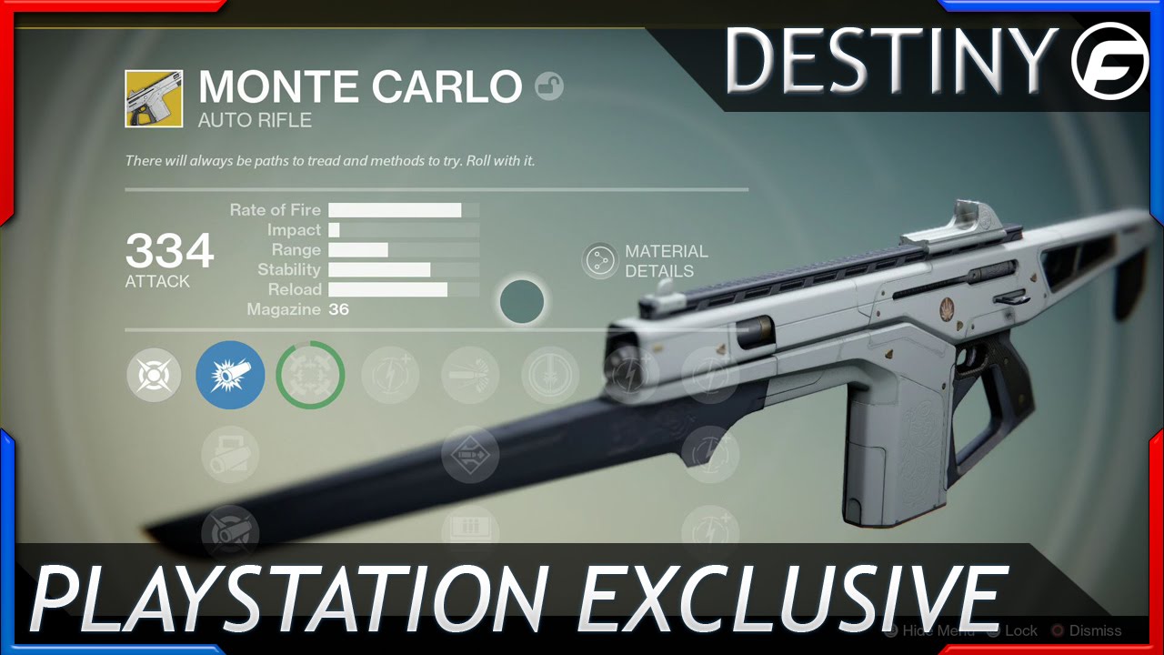 Destiny Monte Carlo PlayStation Exclusive Overview - YouTube