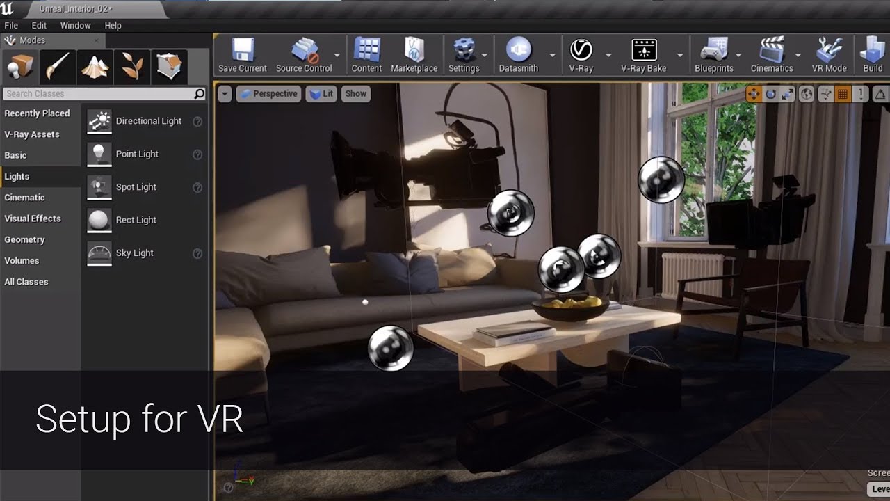 V-Ray for Unreal – How to setup your scene for VR - YouTube