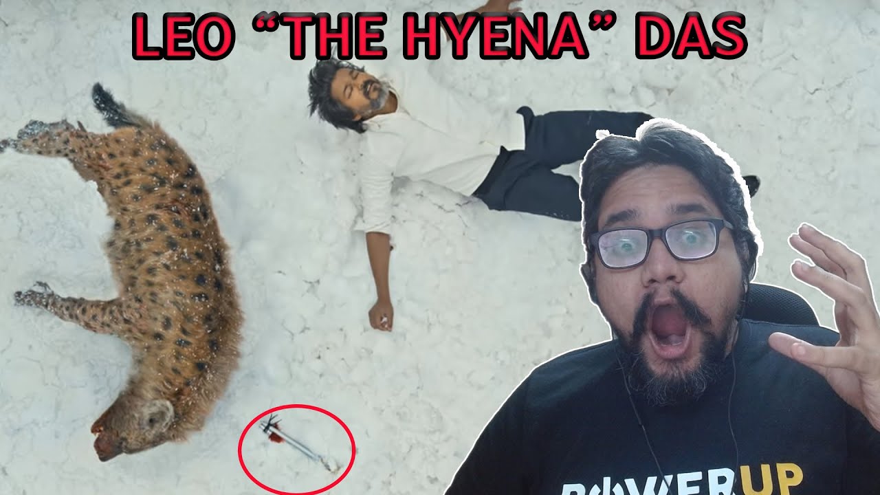 LEO Intro Hyena Fight Scene REACTION | Thalapathy Vijay - YouTube