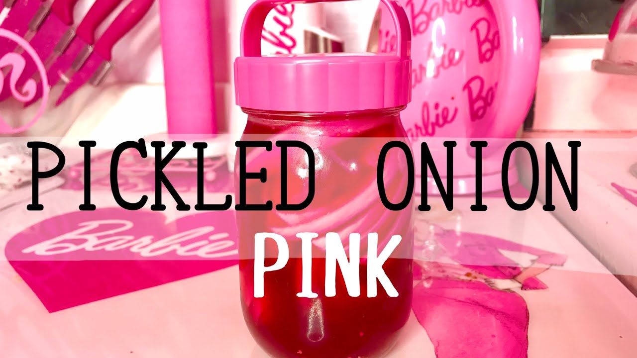 PINK PICKLED ONIONS RECIPE! HOMEMADE PINK PICKLES - YouTube