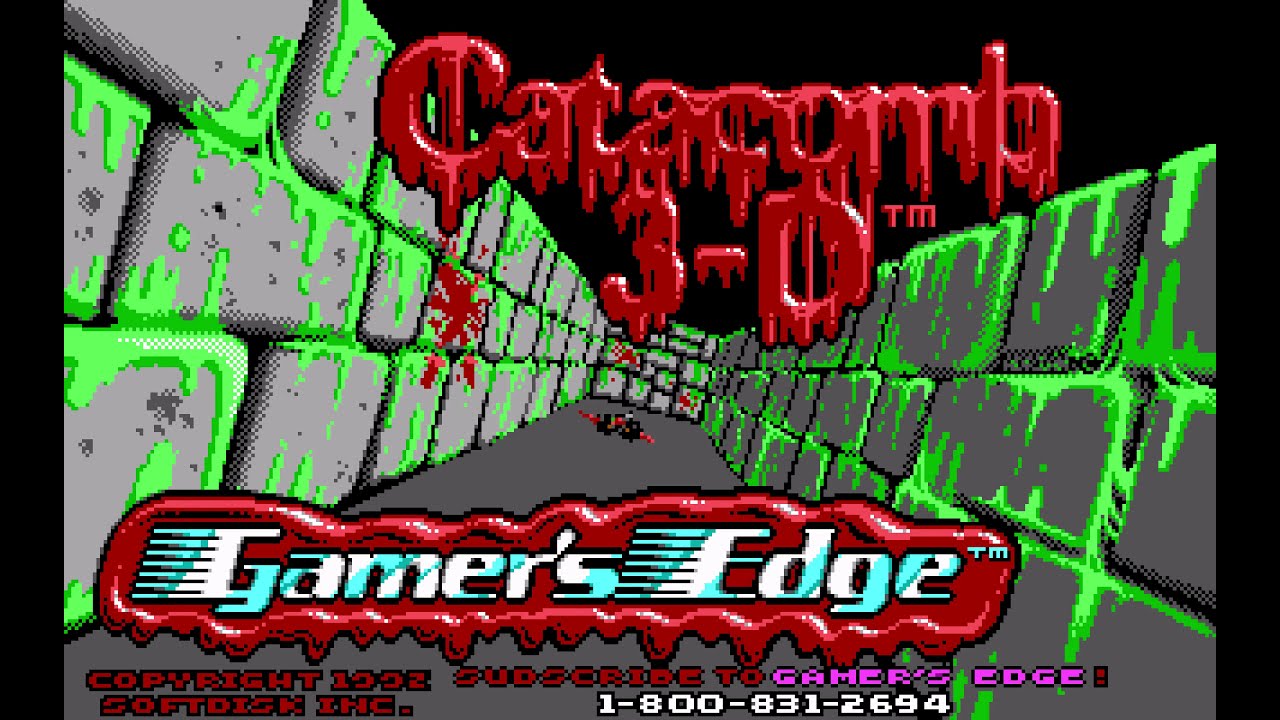 Catacomb 3-D: The Descent - Level 1: The Approach (1991) [MS-DOS] | 4K ...