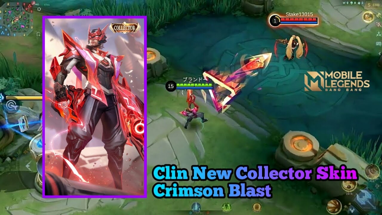 Review Clint New Collector Skin Crimson Blast || Mobile Legends: bang ...