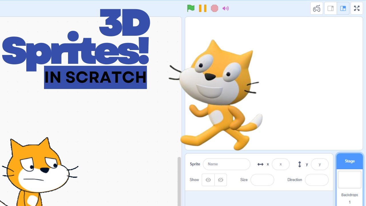 How To Make 3D sprites in Scratch (tutorial) - YouTube